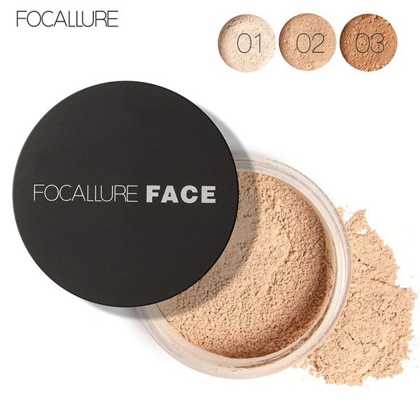 Face Loose Powder Mineral 3 Colors Waterproof Matte